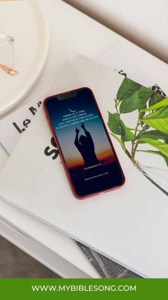 Ecclesiastes 3:1 Digital Wallpaper for Mobile and Printing