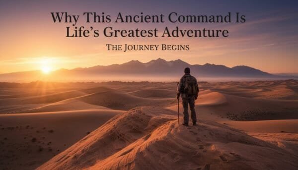Why This Ancient Command Is Life's Greatest Adventure