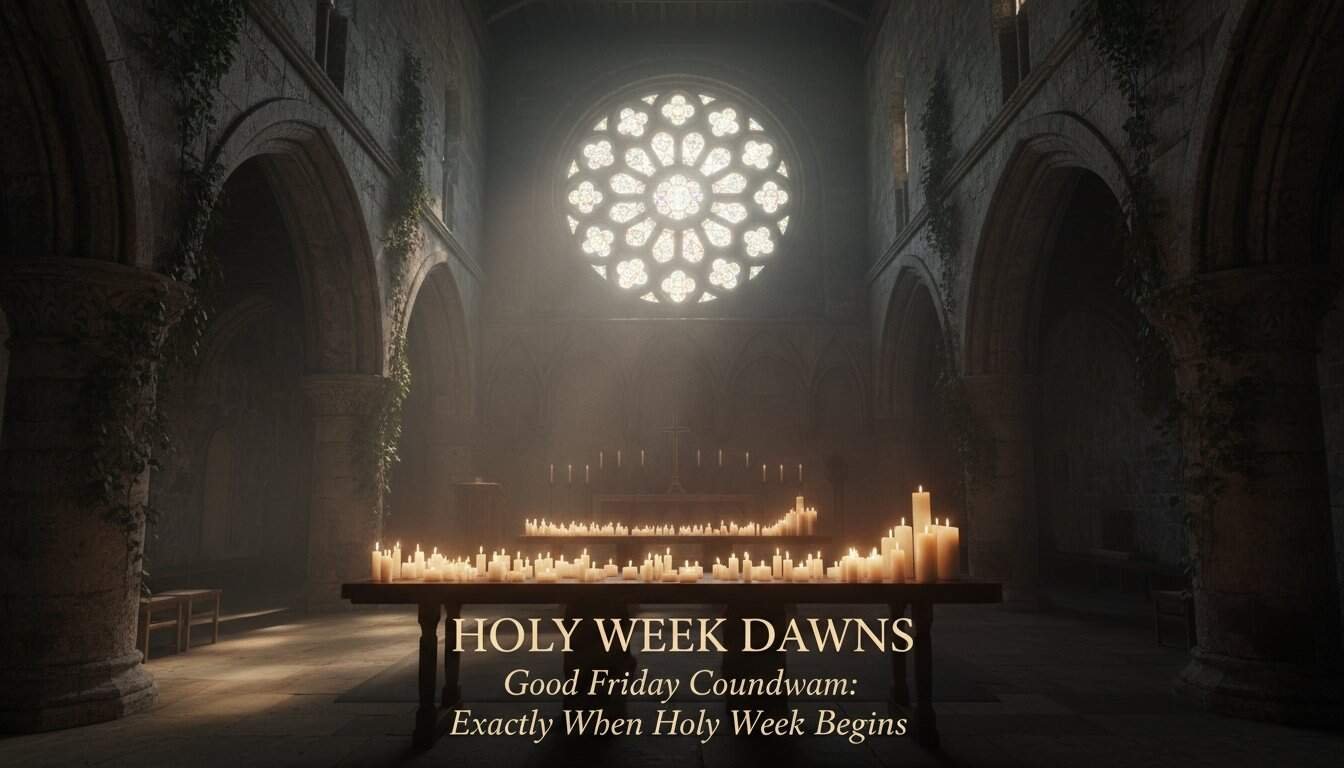 Good Friday Countdown: Exactly When Holy Week Begins