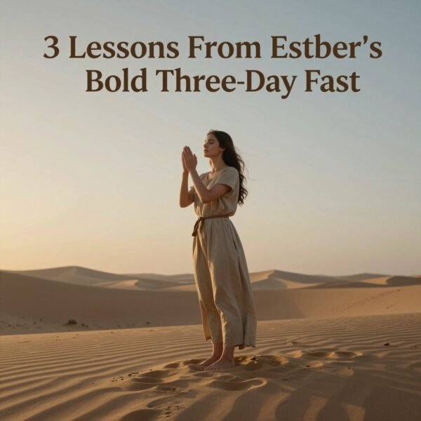 3 Lessons From Esthers Bold Three-Day Fast - My Bible Song